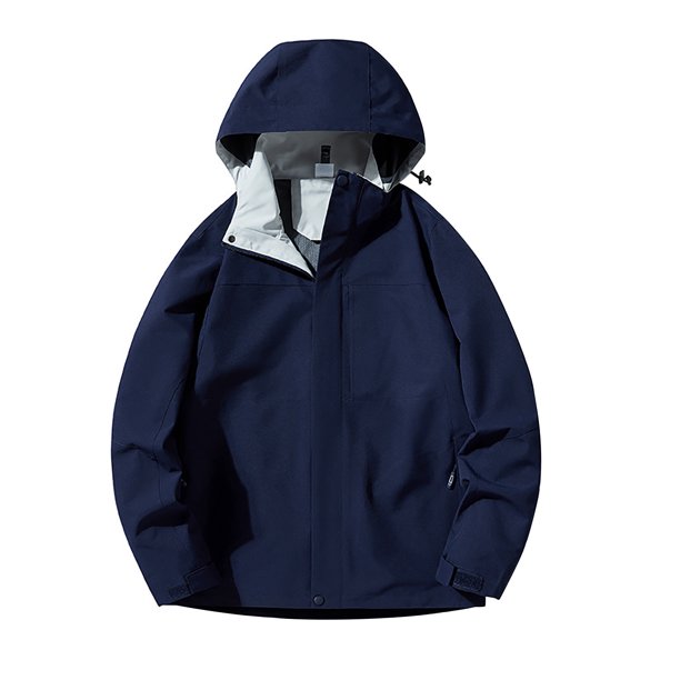 PMUYBHF Male Rain Jacket Men 3Xl Men's Lightweight Windproof Hooded ...
