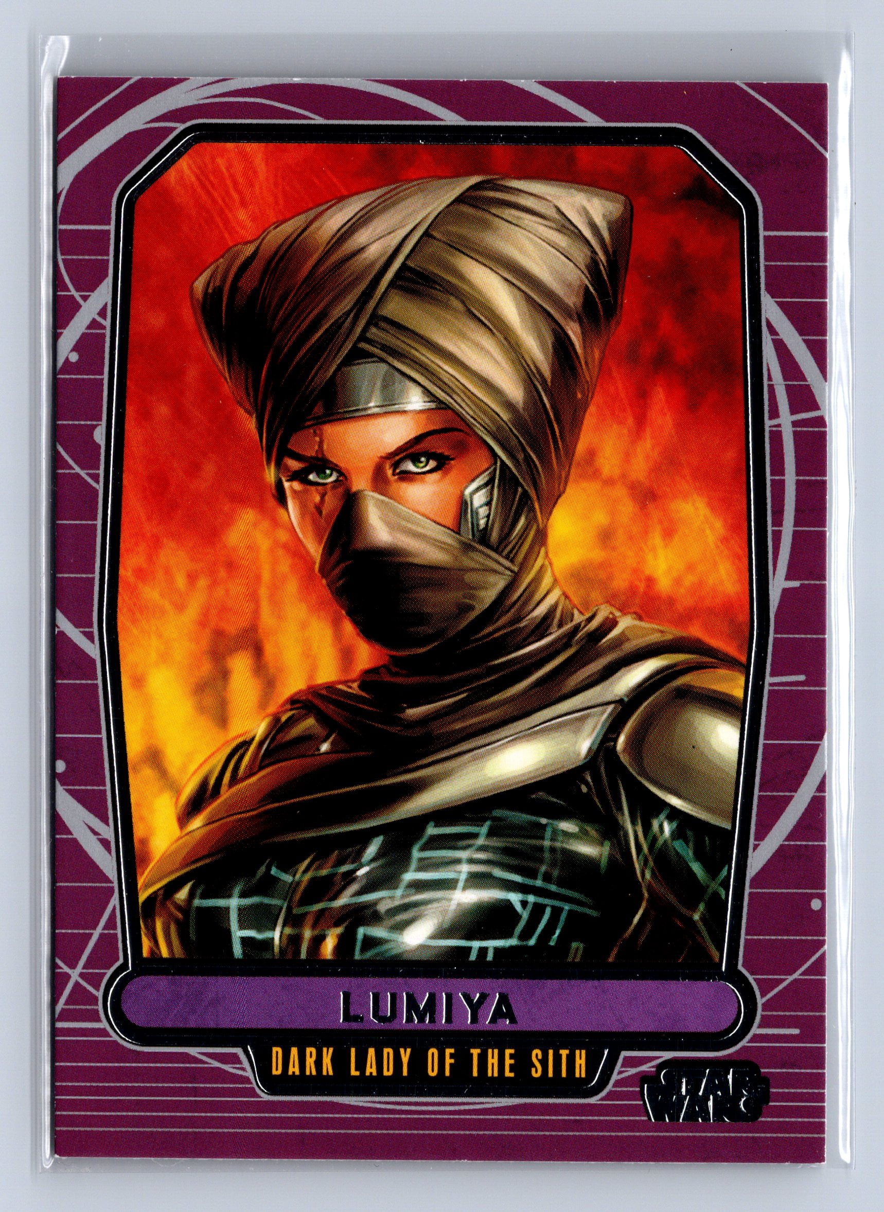2012 Topps Star Wars Galactic Files Lumiya Dark Lady of the Sith #217 ...