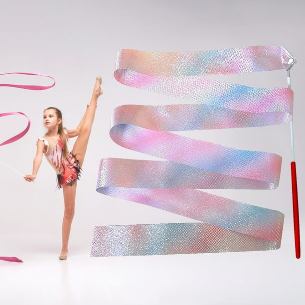 Peggybuy 2M/4M Ballet Streamer Twirling Rod Art Gymnastics Streamer Gym ...