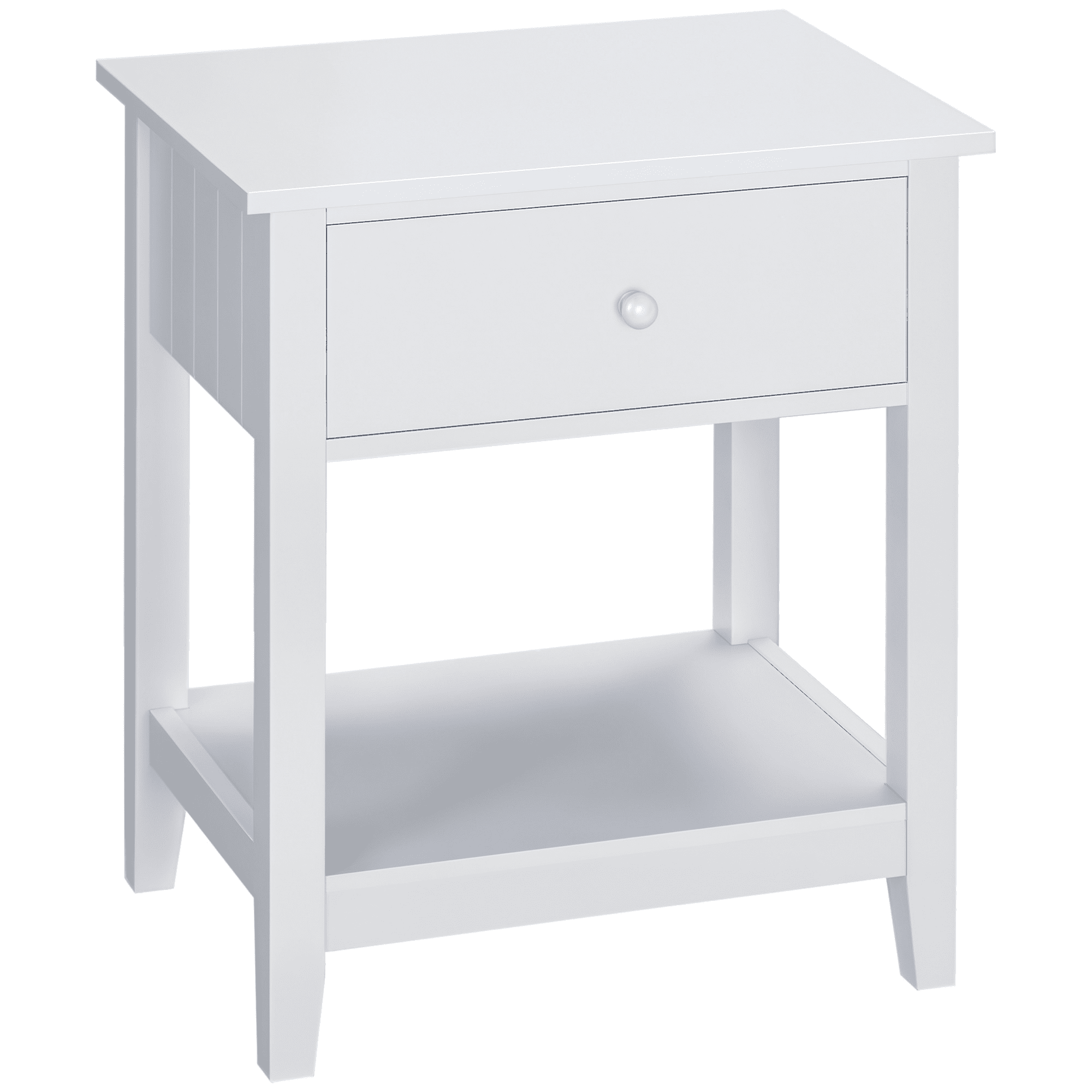 Click here for Homcom Modern Nightstand  Side Table With Drawer A... prices