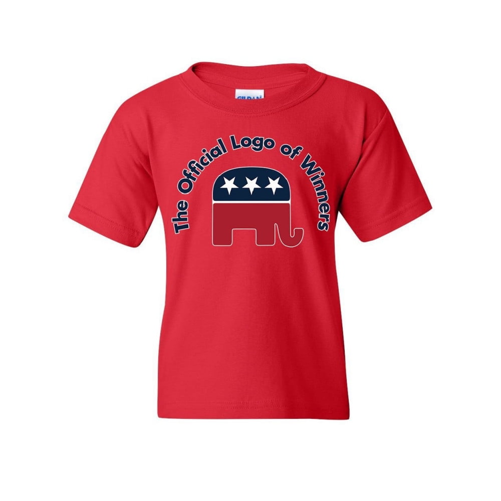 Tee Hunt The Official Logo of Winners Youth T-Shirt Republican Party ...