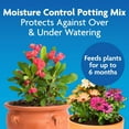Miracle-Gro Moisture Control Potting Mix, Added Fertilizer Feeds Up to ...