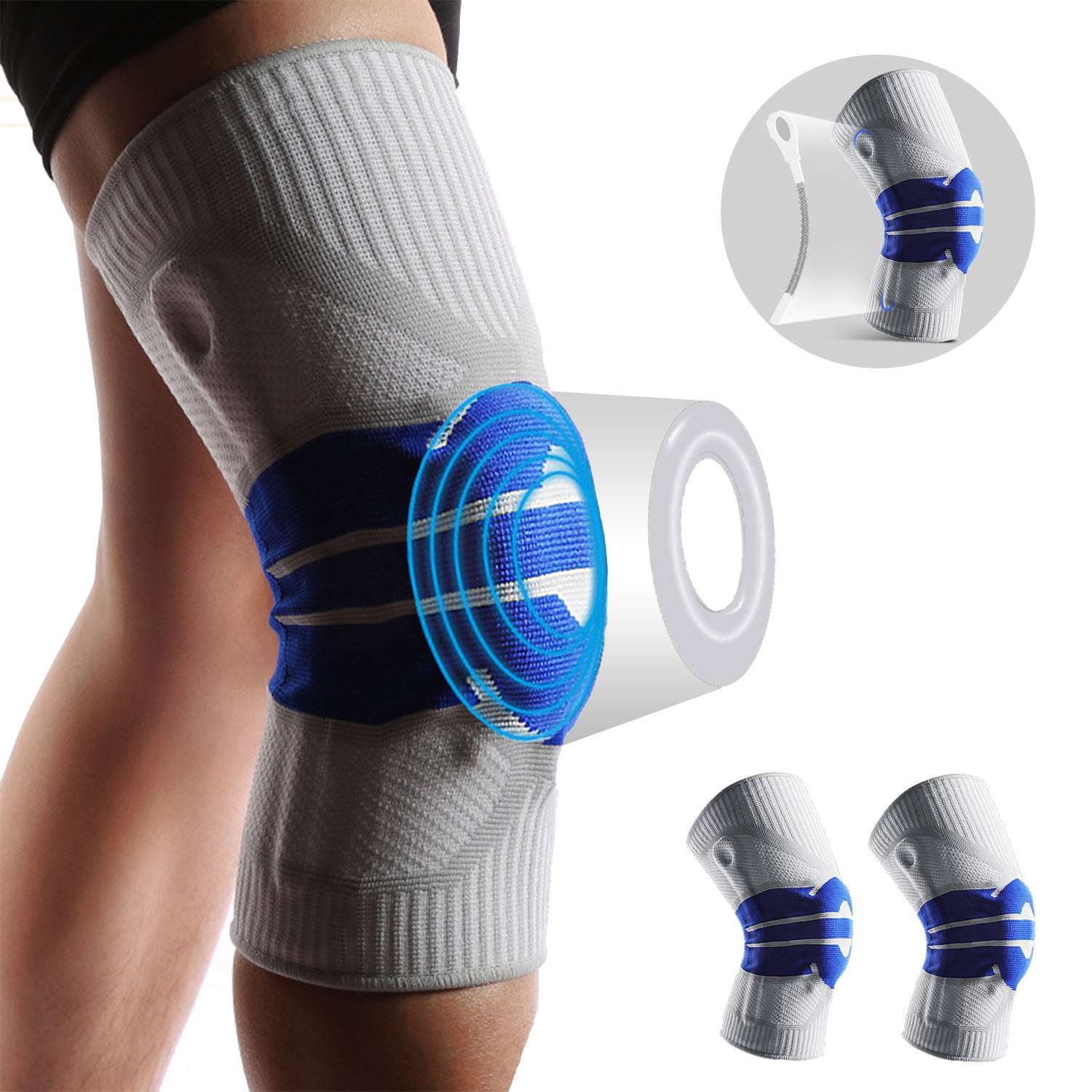 WOWMTN (2-Pairs) Knee Brace High Quality Medical Grade Knee Protector ...