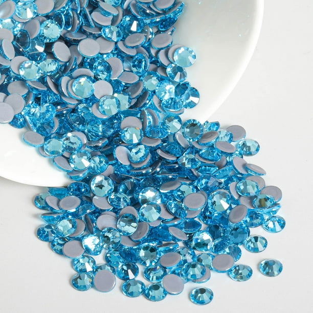 Beadsland 2880pcs Hotfix Rhinestones for Crafts Aquamarine, SS10, 2.7-2 ...