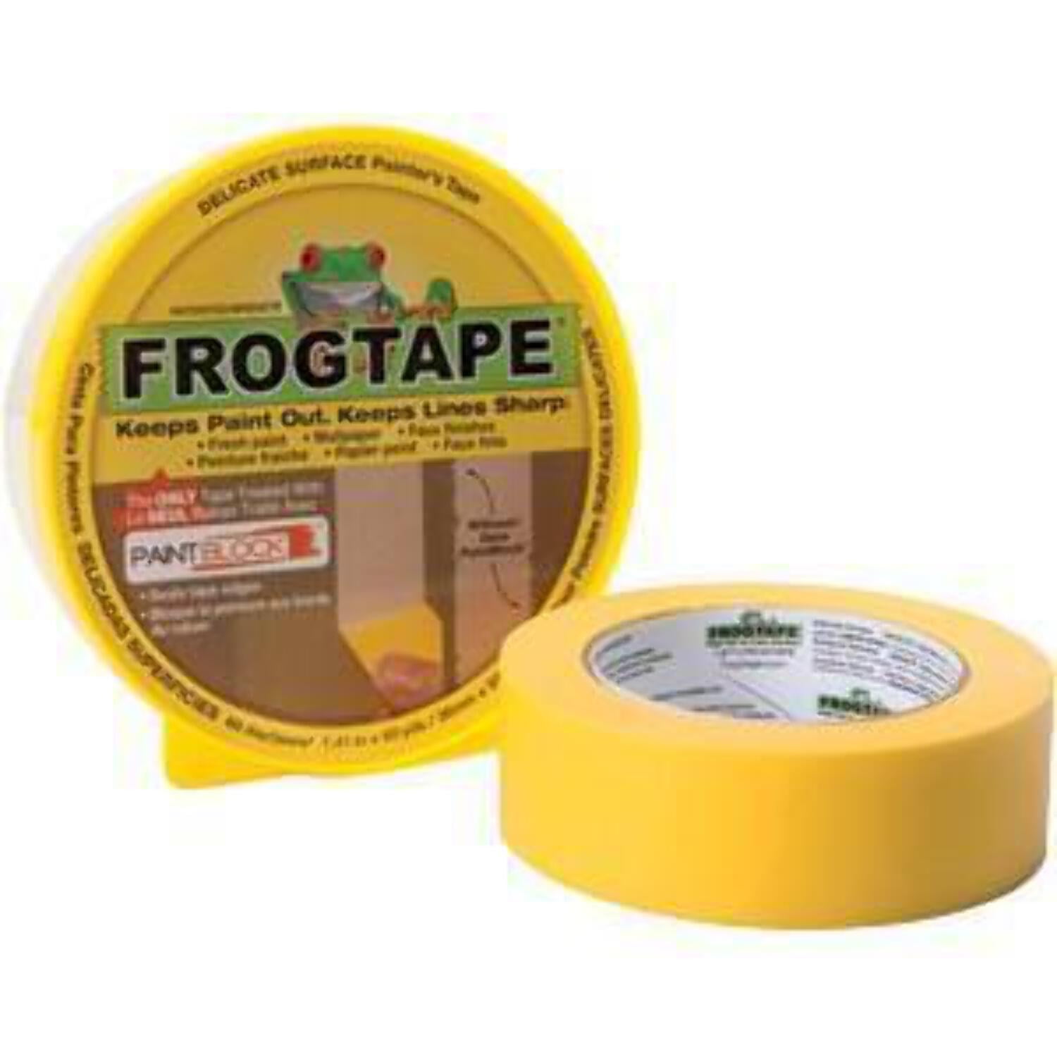 Shurtape Yellow Frogtape Delicate Surfaces Painter's Tape - Walmart.com