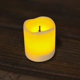 Mainstays Unscented Flameless LED Votives White 12 Count - Walmart.com