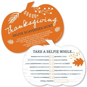 Big Dot of Happiness Thanksgiving Bingo Game Set - Fall Harvest Party ...