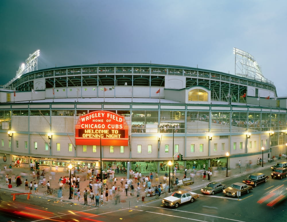Chicago Wrigley Field Canvas 11x17” Prints Wall Hangings etna.com.pe