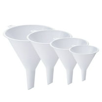 Kitchenaid Set of 4 Plastic Funnels in White - Walmart.com