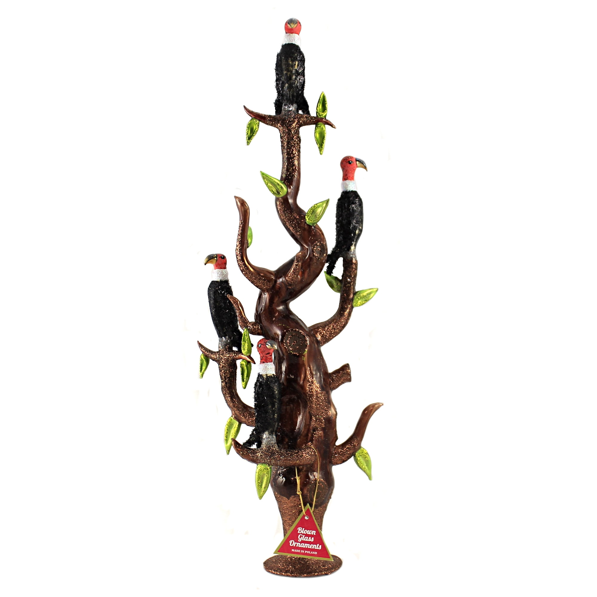 Morawski Vulture Tree Topper Glass Finial Halloween Centerpiece 10810 ...