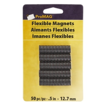 ProMag Magnet 3/4" Round Adhesive 100pc - Walmart.com