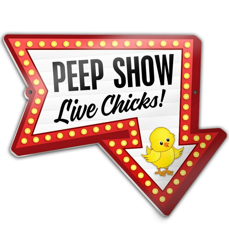 Peep Show Sign