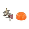 Temperature Switch Heating Bimetal Thermostat D-Shaped Knob Accessories ...
