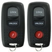 2 PACK KeylessOption Keyless Entry Remote Control Car Key Fob Clicker ...