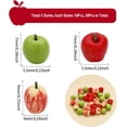 1Box 30Pcs 3 Style Mini Clay Imitation Apples Artificial Fruit for ...
