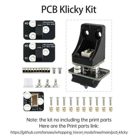 PCB Klicky PCB Kit Auto Leveling Accessory Compatible with Voron2.4/Trident 3D Printers Ensure ...