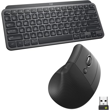 Logitech Lift Vertical Ergonomic Mouse, Wireless, Bluetooth or Logi ...