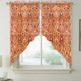 Bohemia Ethnic Style Swag Curtain Valance for Window 2 Panels Retro ...