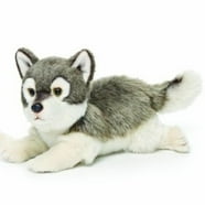 Hansa Seated Wolf Cub Plush Toy - Walmart.com