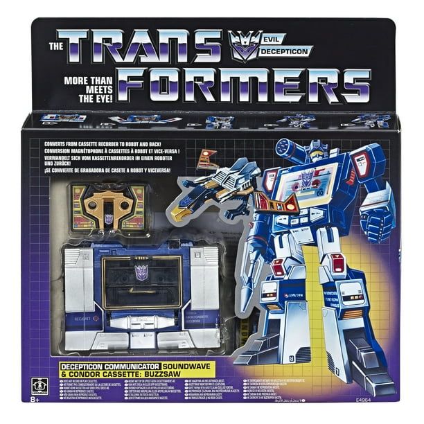 Transformers: Vintage G1 Soundwave and Buzzsaw Collectible Action ...