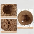 Certgust Sun Hat Womens Sun Hat Hollow Out Woven Sunshade Big Brimmed ...