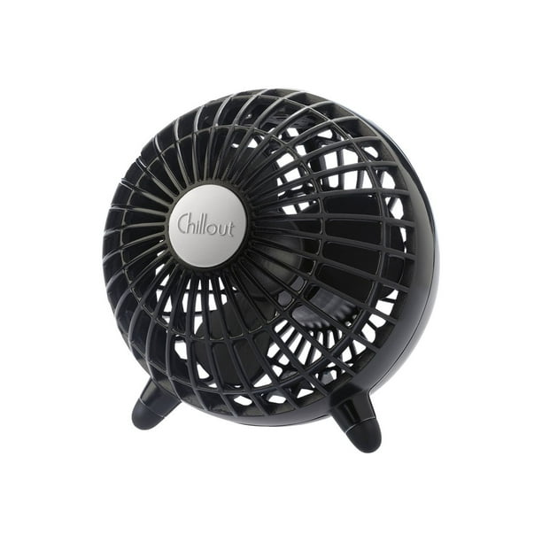 Kaz ChillOut GF3 - Cooling fan - table-top - USB - black - Walmart.ca