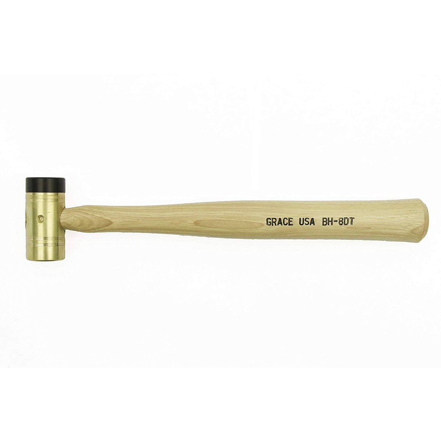 Grace USA Delrin Tipped Brass Hammer- 8 oz - Walmart.com