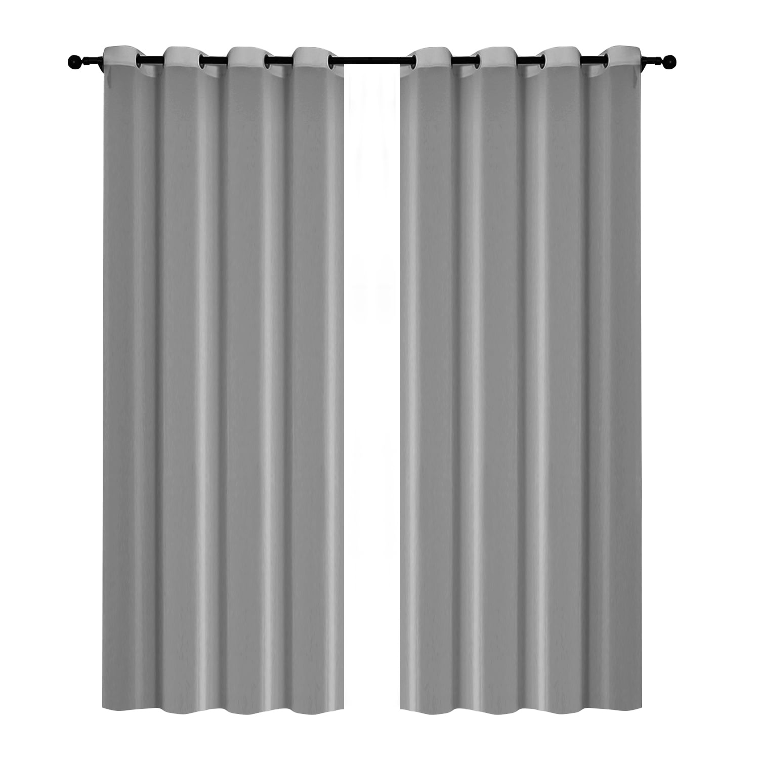 DYstyle Solid Tulle Chiffon Grommet Window Curtain Panel - Walmart.com