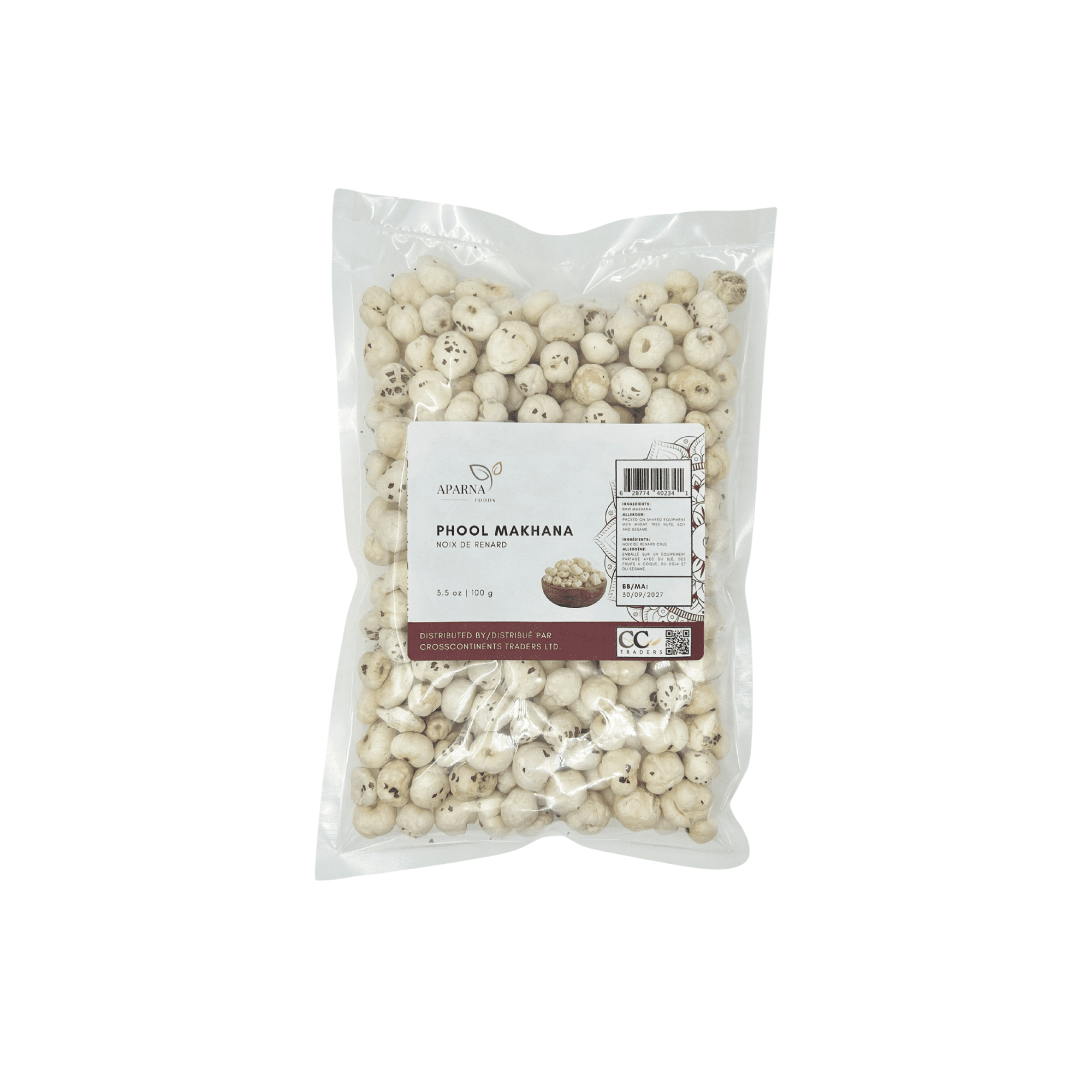 Click here for Aparna Foods Phool Makhana 100g prices