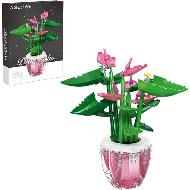 Flower Bouquet Building Blocks Set,257 Pieces Bonsai Flowers Set ...