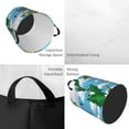 Adventure Cartoon Time Laundry Basket with Handle Waterproof Fabric ...