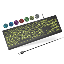 Playlearn Kids Computer Keyboard Colorful Large Letter SEN Early Years ...