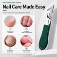Eagle Beak Beveled Nail Clippers, 3-Piece Wide Jaw Angled Clippers with ...
