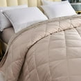 Premium Plush 100% Cotton Sateen and Luxury Poly Fleece Reversible ...