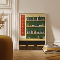 Affixzi Japanese Bar Interior Art | Minimalist Cocktail Shelf Decor ...