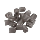 20Pcs Rubber End Caps 16mm(5/8") ID Vinyl Round Tube Bolt Cap Cover ...
