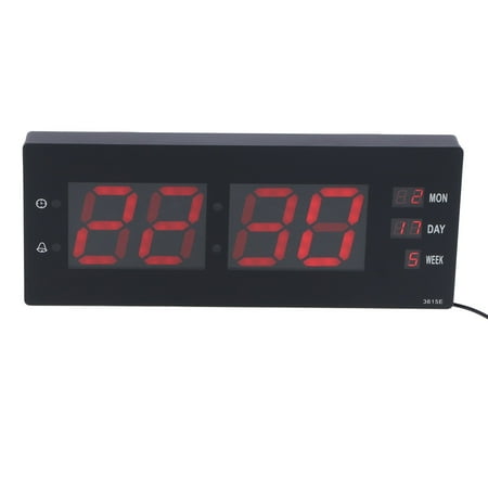 Calendar Clock, Digital Wall Clock Digital Alarm Clock Multipurpose For ...