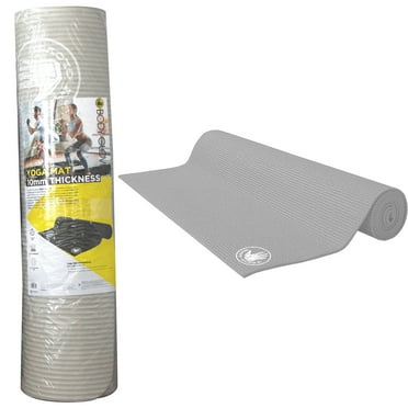 Athletic Works Yoga Mat, Grey, 3mm - Walmart.com