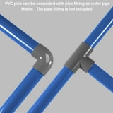 PVC Rigid Round Pipe 21mm ID 25mm OD 20cm/8" Length Blue High Impact ...