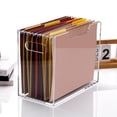Clear Acrylic XL Letter-Sized Hanging File Organizer with 12 Pockets, 1 ...