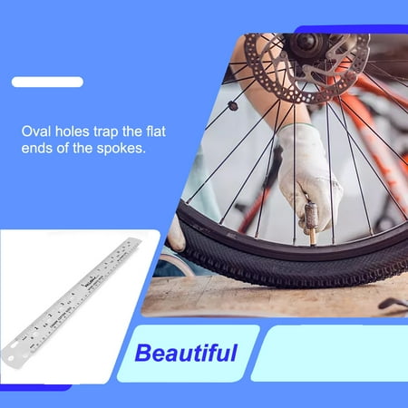 Road Bicycle Spoke Ruler Length Gauge Crank Bicycle Measurement Rulers ...