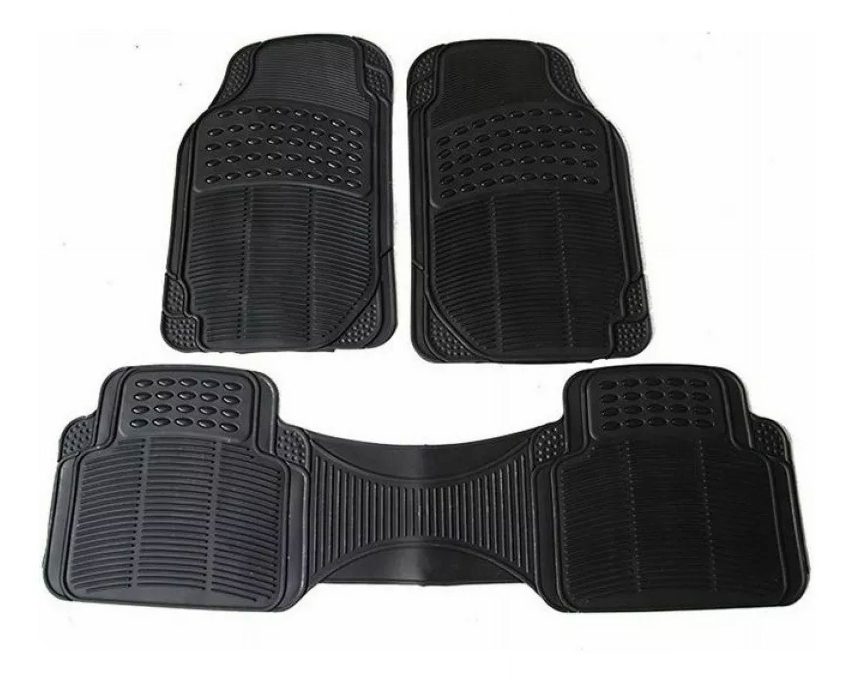 Juego Tapetes Hule Auto Camioneta Uso Rudo 3 Piezas | Walmart en línea