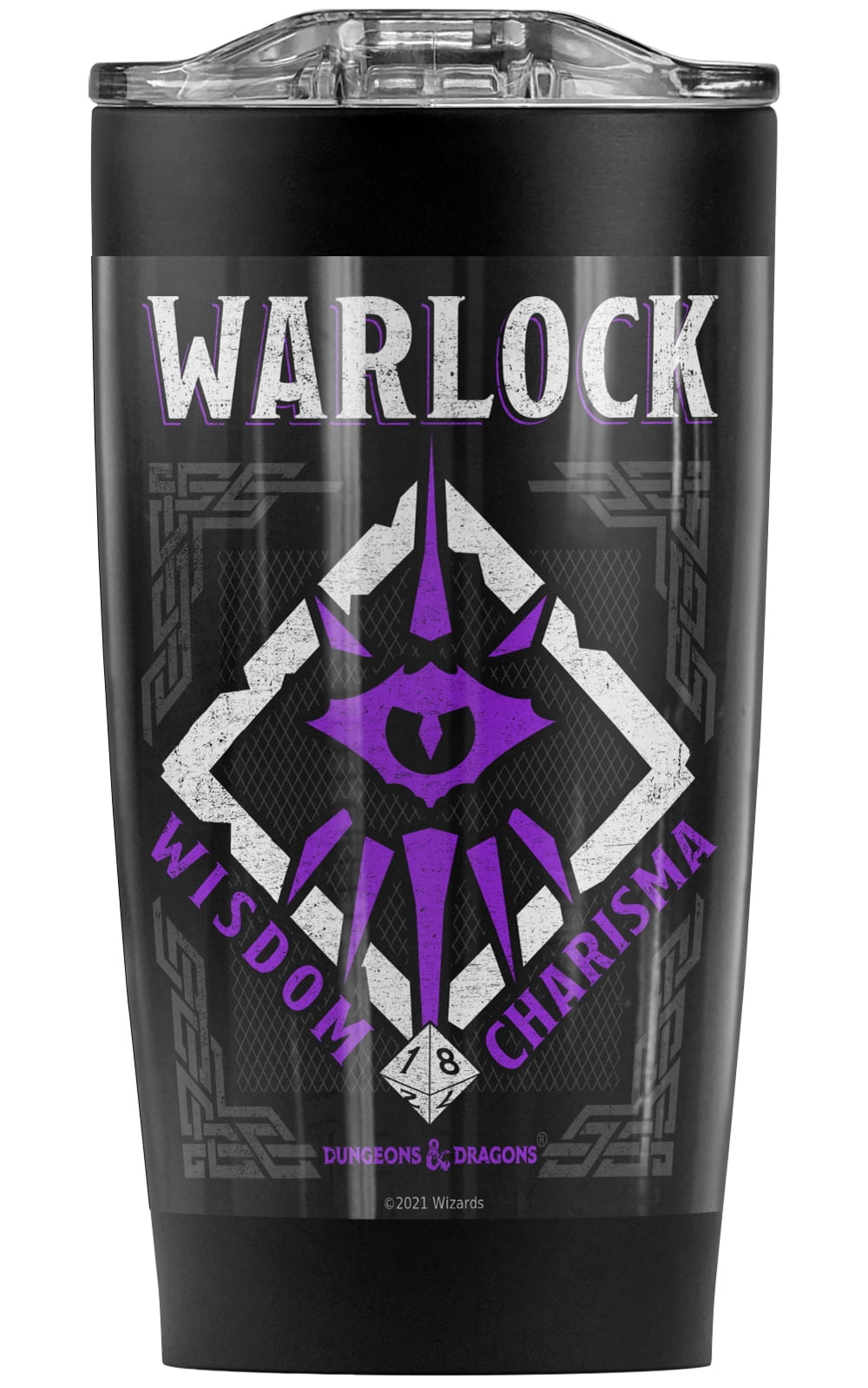 Dungeons And Dragons/Warlock Stainless Steel Tumbler 20 oz Coffee ...