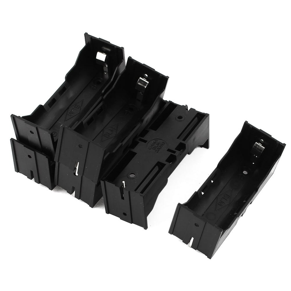 Unique Bargains 6Pcs Plastic Single 26650 Battery Holder Case Storage ...