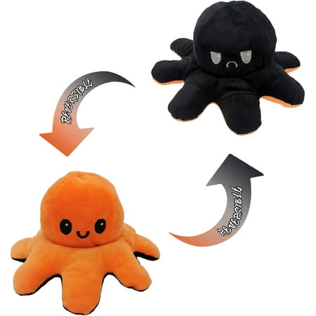 Octopus Plush Toys Double-Sided Flip Doll,Mini Plushies Creative Cute ...