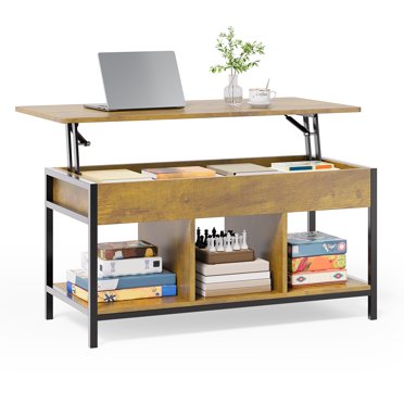 Free Shipping! Dextrus Round Lift Top Coffee Table, Center Tables with ...