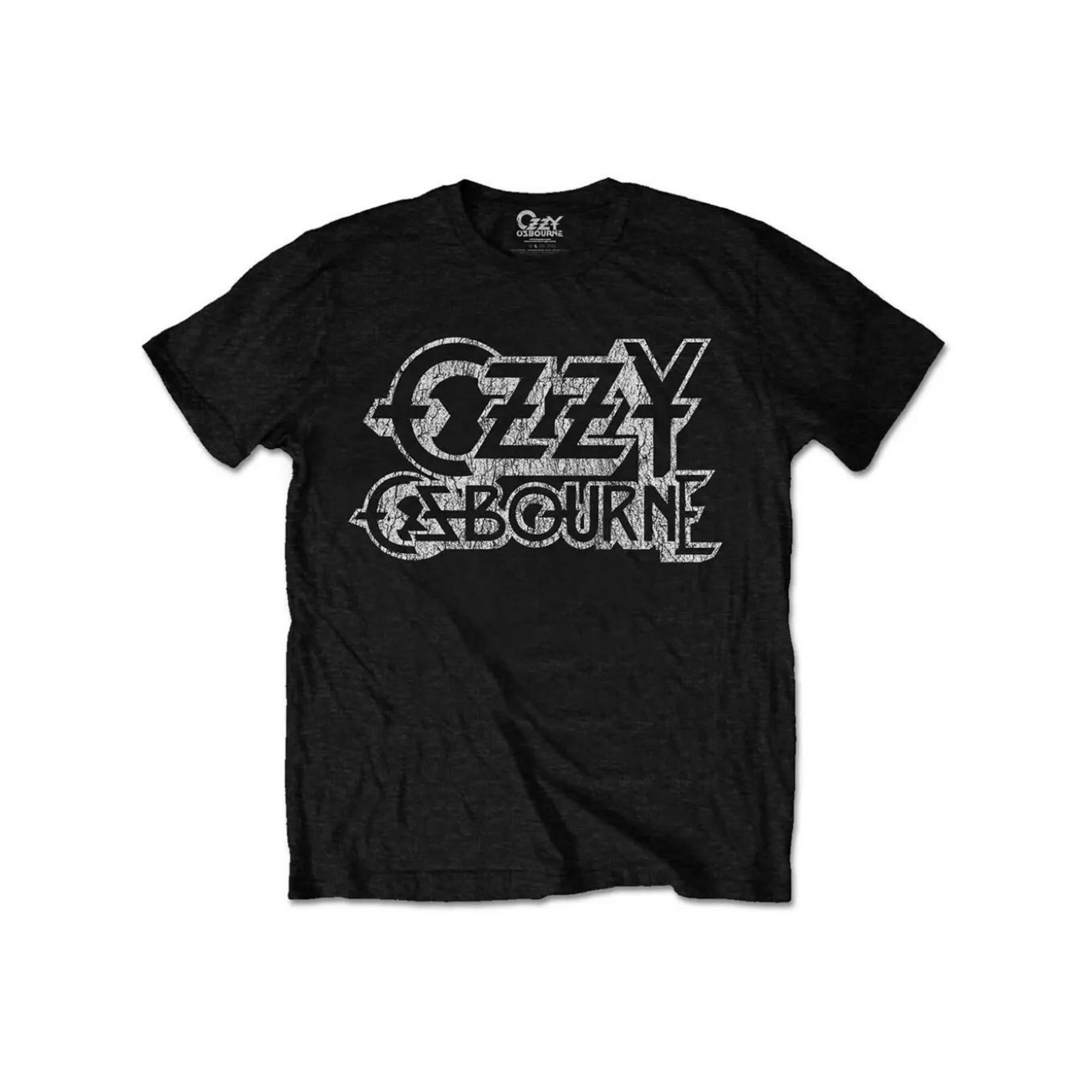 Click here for Generic Ozzy Osbourne Vintage Logo Black T-Shirt N... prices