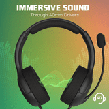 PDP AIRLITE Wired Headset: Black - Xbox Series X|S, Xbox One, Xbox ...