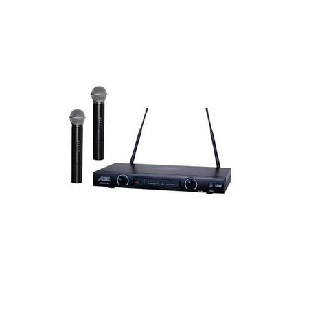 AUDIO2000S AWM6012U Dual Channel UHF Wireless Microphone System ...
