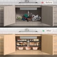 FJSHN-Expandable 2-Tier Under Sink Organizer, 8 Removable Plastic ...